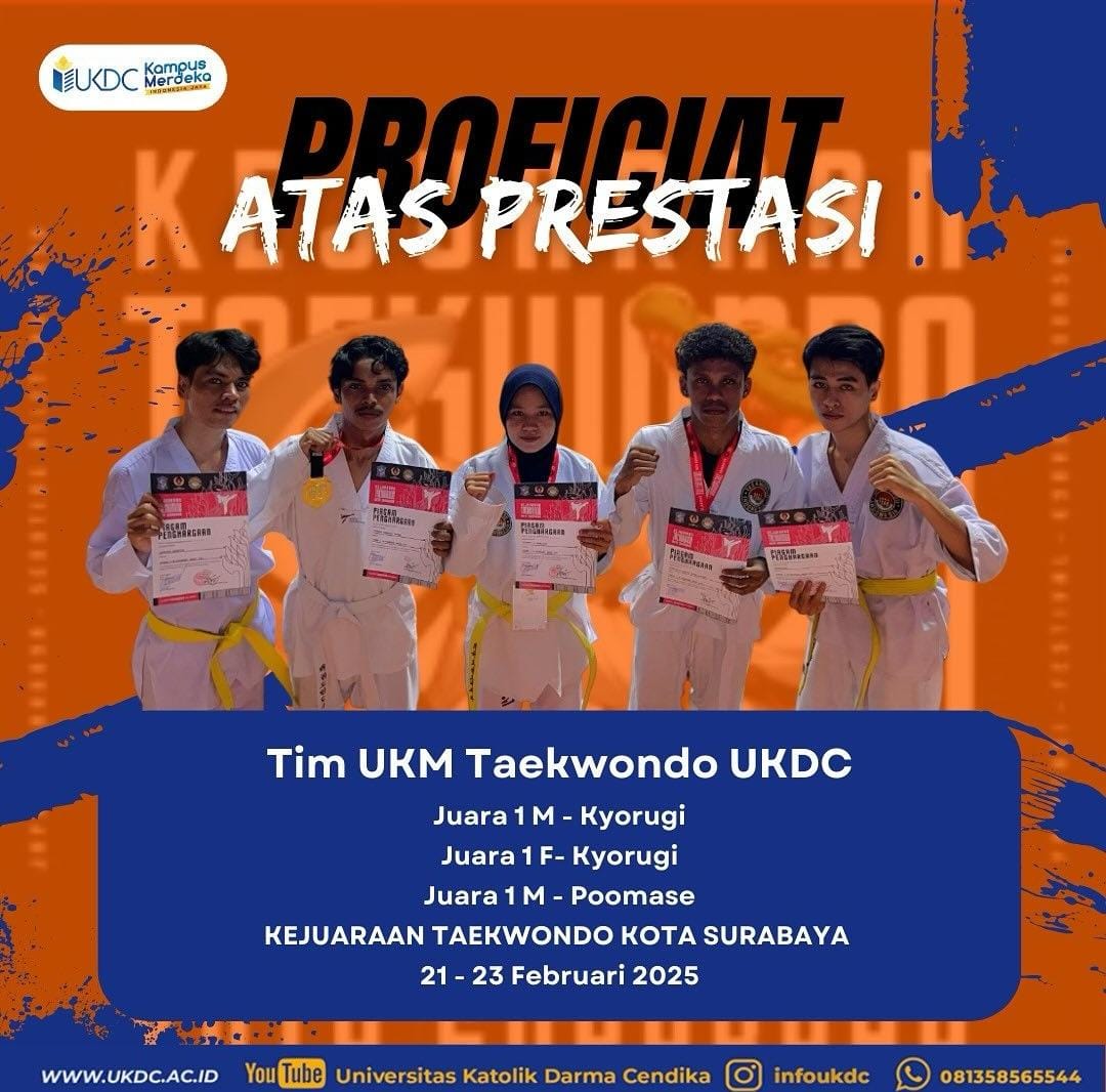 Juara Taekwondo UKDC - Program Studi Arsitektur